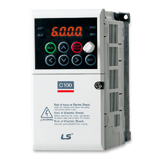 LSIS C100 QUICK START MANUAL Pdf Download | ManualsLib