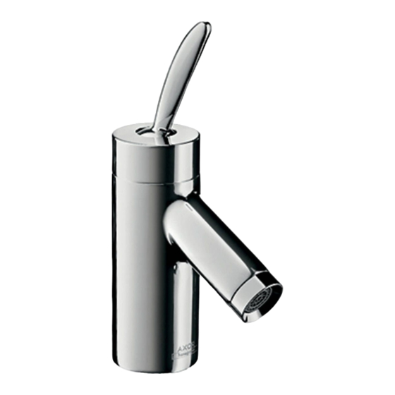 HANS GROHE AXOR STARCK 10015000 ASSEMBLY INSTRUCTIONS MANUAL Pdf ...