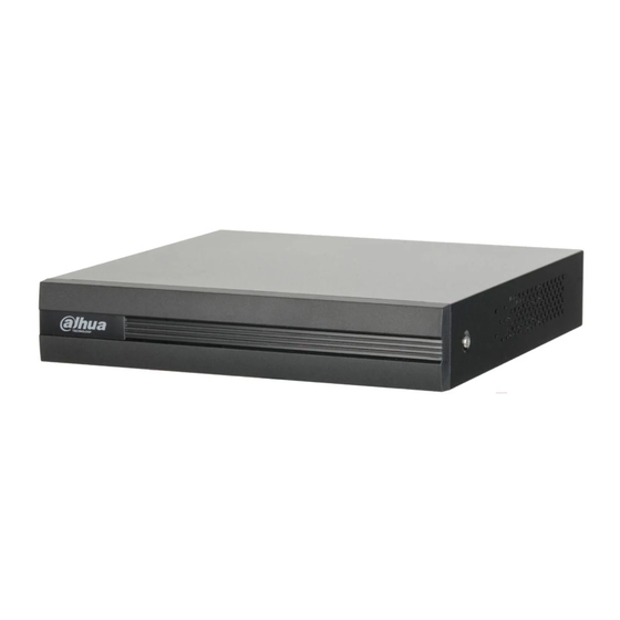 DAHUA TECHNOLOGY XVR SERIES USER MANUAL Pdf Download | ManualsLib