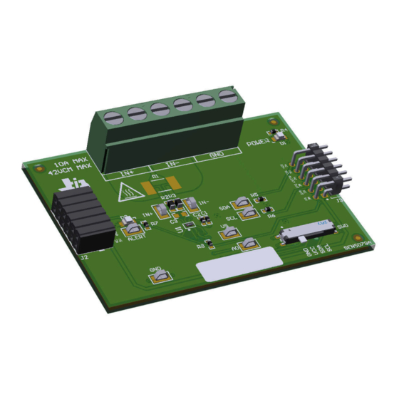 TEXAS INSTRUMENTS INA232EVM USER MANUAL Pdf Download | ManualsLib