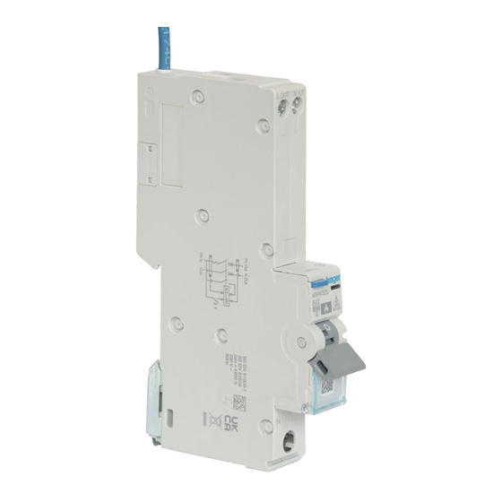 HAGER RCBO-AFDD USER MANUAL Pdf Download | ManualsLib
