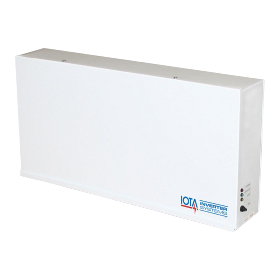 IOTA IIS-125 INSTRUCTION MANUAL Pdf Download | ManualsLib