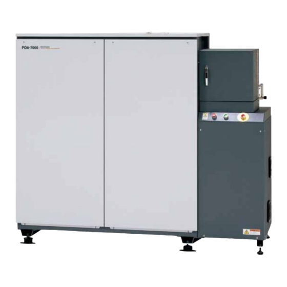 SHIMADZU PDA-7000 INSTRUCTION MANUAL Pdf Download | ManualsLib