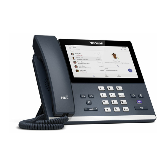 YEALINK MP56 QUICK START MANUAL Pdf Download | ManualsLib