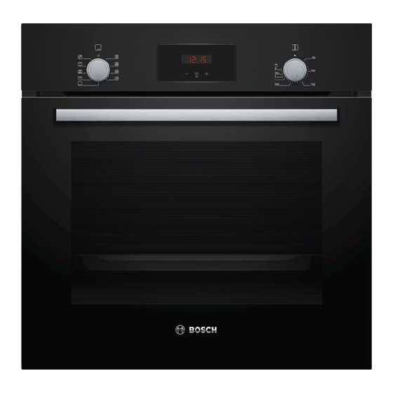 BOSCH HBF134EB1 USER MANUAL AND INSTALLATION INSTRUCTIIONS Pdf Download ...