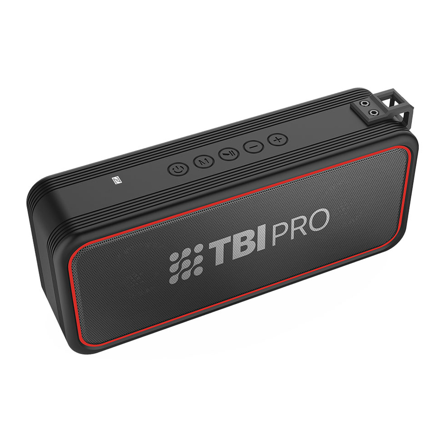 TBI PRO BANG X7 - Bluetooth Speaker Manual | ManualsLib