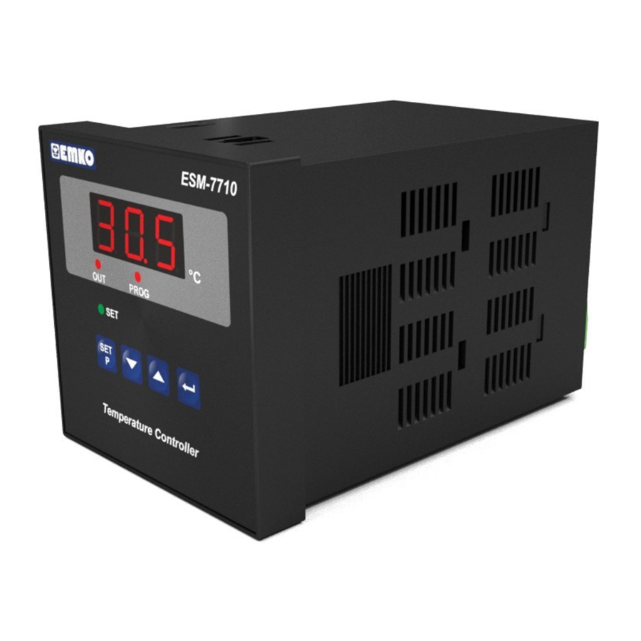 EMKO ESM-9910, ESM-7710, ESM-4410 - Temperature Control Units Manual | ManualsLib