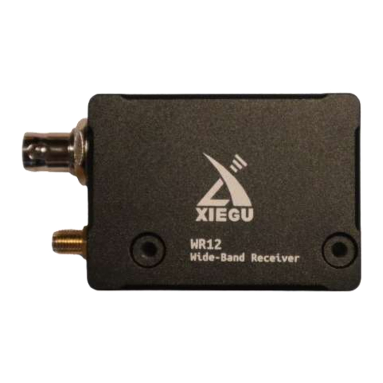 XIEGU WR12 EXTENDED MANUAL Pdf Download | ManualsLib