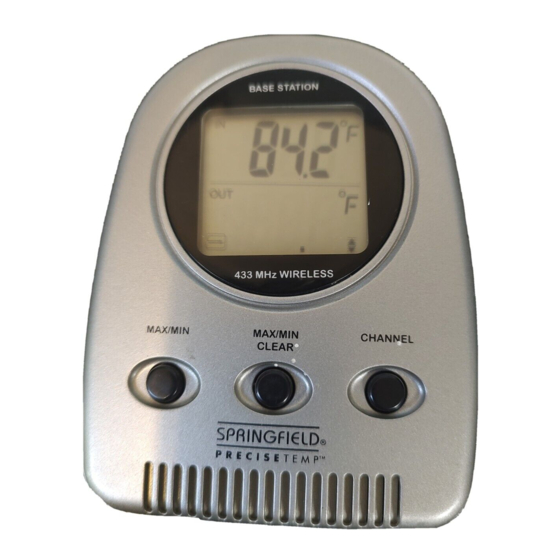 SPRINGFIELD PRECISETEMP 91049-1 INSTRUCTION MANUAL Pdf Download ...
