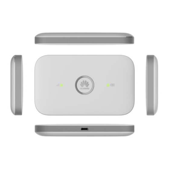 HUAWEI E5573CS-322 QUICK START MANUAL Pdf Download | ManualsLib