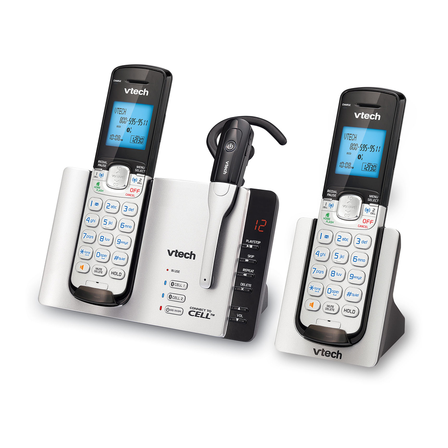 VTech DS6671-2, DS6671-3, DS6671-4 - Cordless Phone Quick Start Guide ...