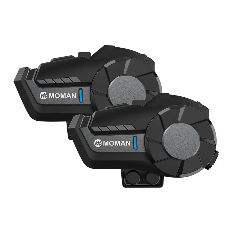 Moman H2 - Headset Helmet Intercom 2-Rider Kit Manual | ManualsLib