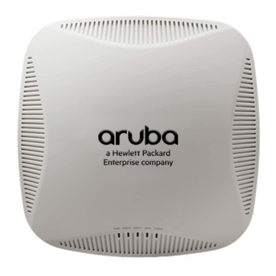 ARUBA NETWORKS AP-220 SERIES INSTALLATION MANUAL Pdf Download | ManualsLib