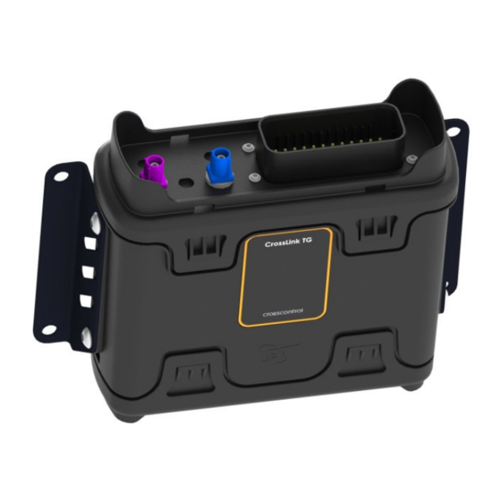 CROSSCONTROL CROSSLINK TG GETTING STARTED MANUAL Pdf Download | ManualsLib