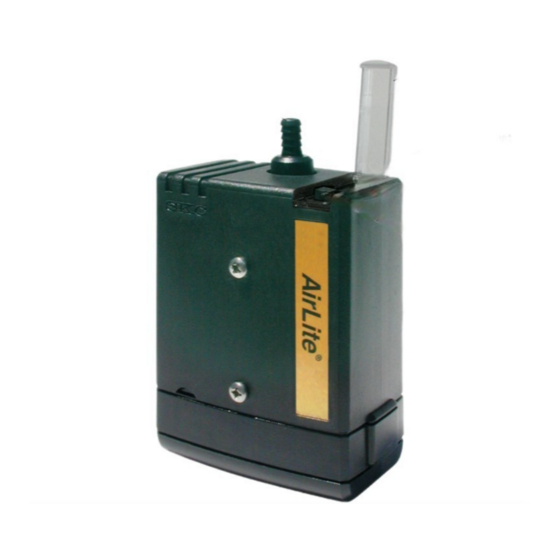 SKC AIRLITE SAMPLE PUMP OPERATING INSTRUCTIONS MANUAL Pdf Download ...