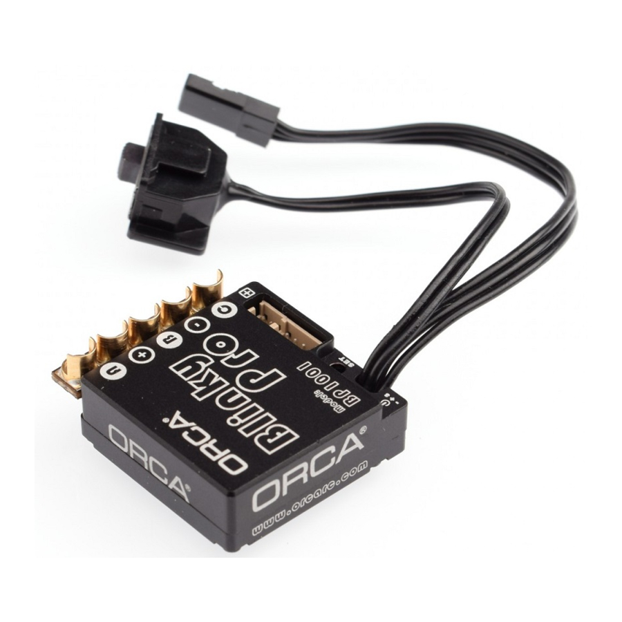 Orca Blinky Pro BP1001 - ESC Electronic Speed Controller Manual ...