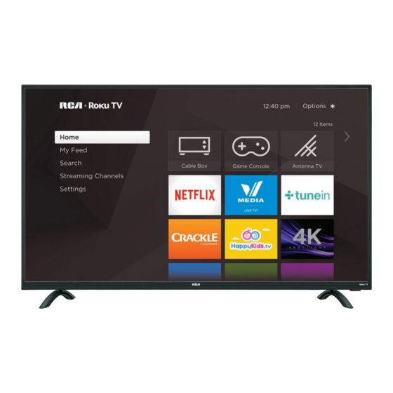 RCA ROKU TV RTRU5027-US USER MANUAL Pdf Download | ManualsLib