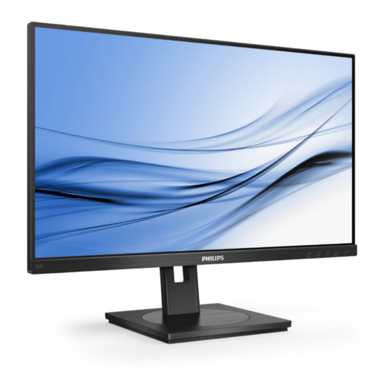 PHILIPS S LINE 222S1AE USER MANUAL Pdf Download | ManualsLib