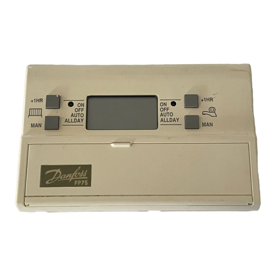 DANFOSS FP75 USER MANUAL Pdf Download | ManualsLib