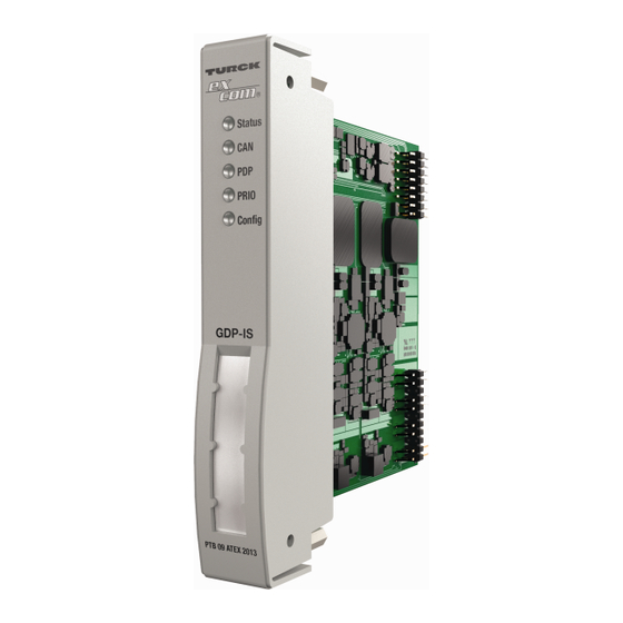 TURCK GDP-N/FW 2.3 QUICK START MANUAL Pdf Download | ManualsLib