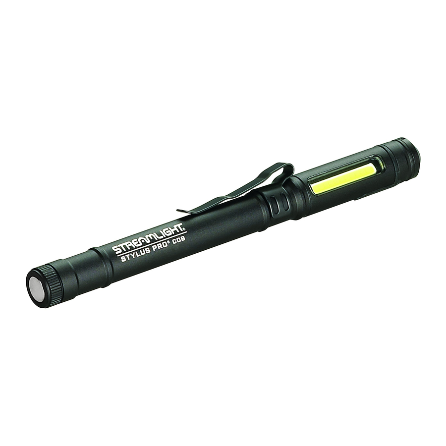 STREAMLIGHT STYLUS PRO COB - Flashlight Manual | ManualsLib