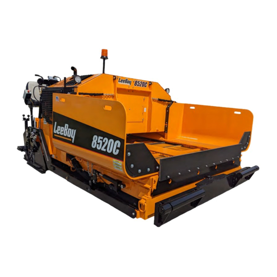 LEEBOY 8520C SAFETY AND OPERATION MANUAL Pdf Download | ManualsLib