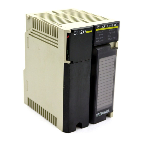 YASKAWA MEMOCON GL120 USER MANUAL Pdf Download | ManualsLib