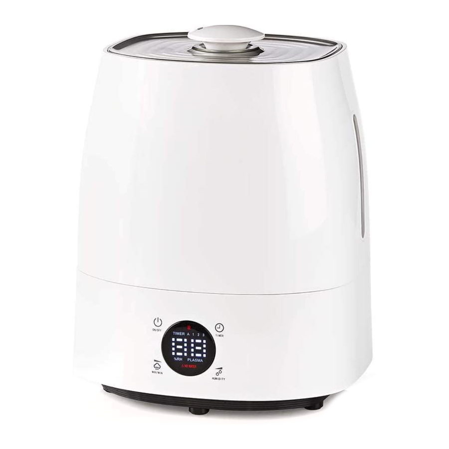 Nedis HUMI120C - Ultrasonic Humidifier Manual | ManualsLib