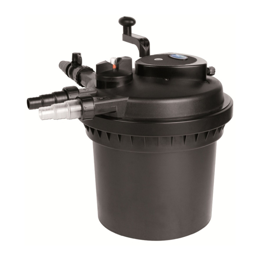 AQUAPRO AP5000UV, AP10000UV - Pressure Filter/UV Combo Manual | ManualsLib
