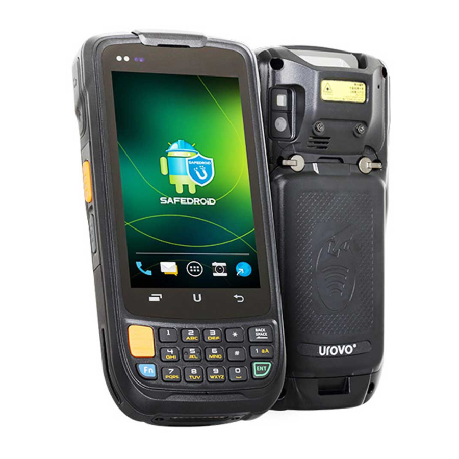 UROVO i6200s - Powerful Smart Handheld PDA Quick Guide | ManualsLib