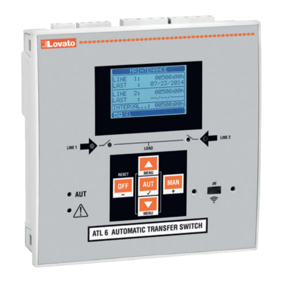 LOVATO ATL 600 INSTALLATION MANUAL Pdf Download | ManualsLib