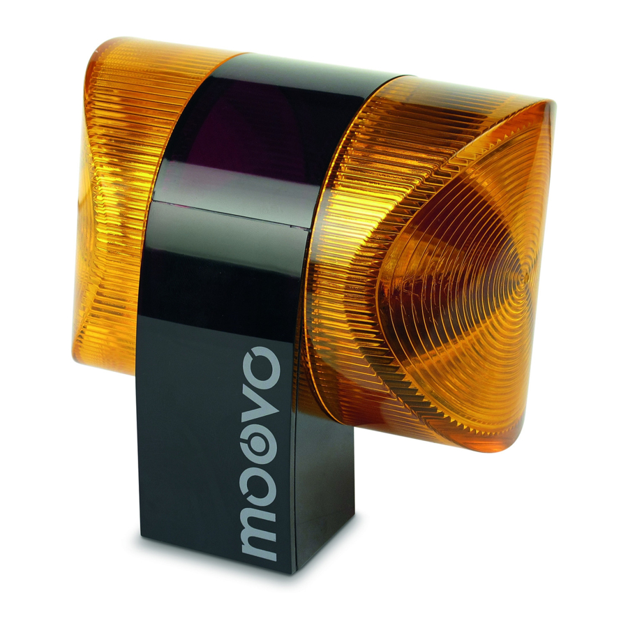 Nice Moovo MF - Flashing Signal Light Manual | ManualsLib