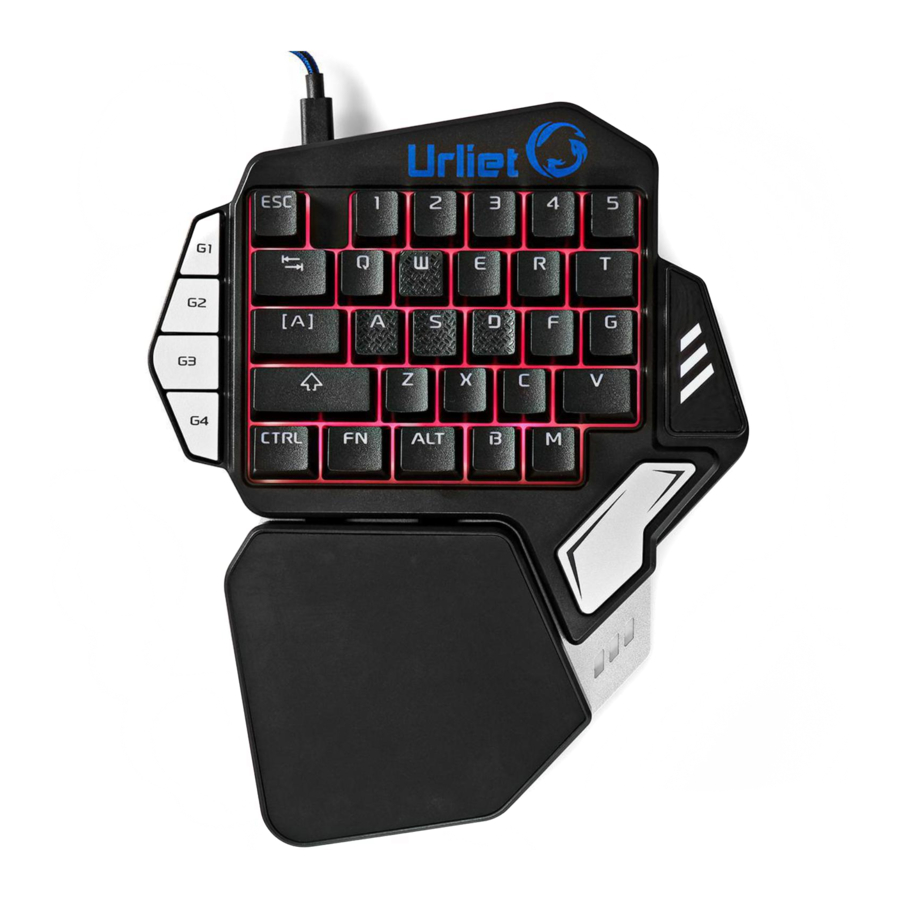 Nedis GKBD300BK - Single Handed Gaming Keyboard Quick Start Guide ...