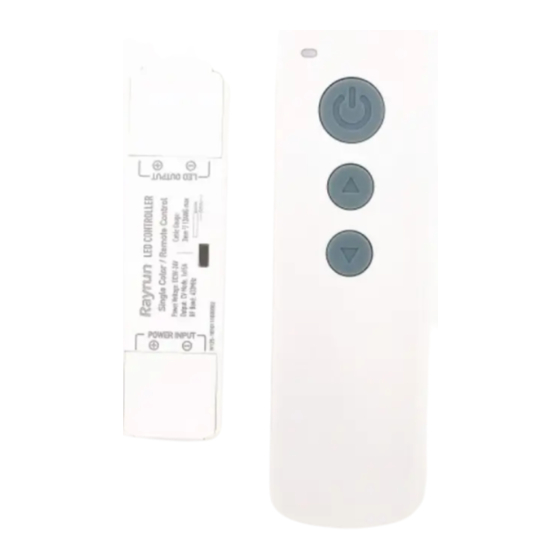 RAYRUN T112 QUICK START MANUAL Pdf Download | ManualsLib