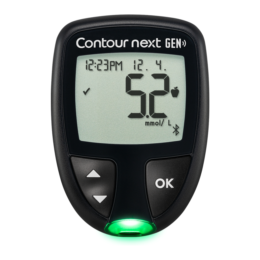 CONTOUR NEXT GEN - Blood Glucose Monitoring System Quick Reference ...