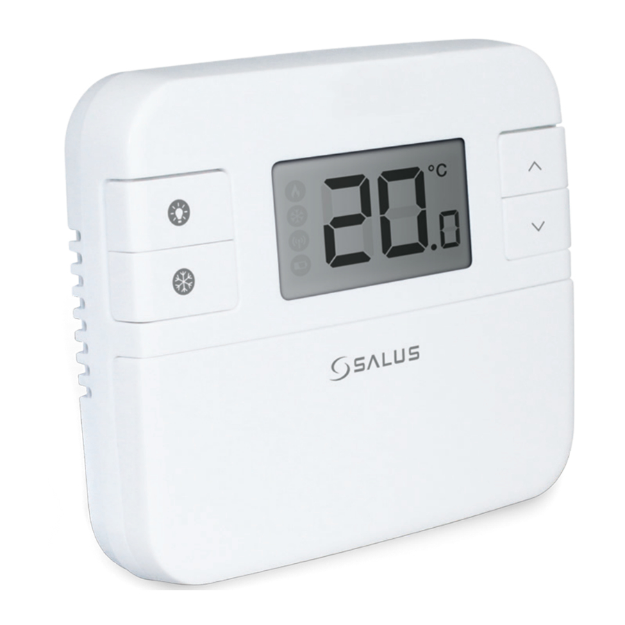 Salus Controls RT310, RT310TX, RT310RF Quick Guide | ManualsLib