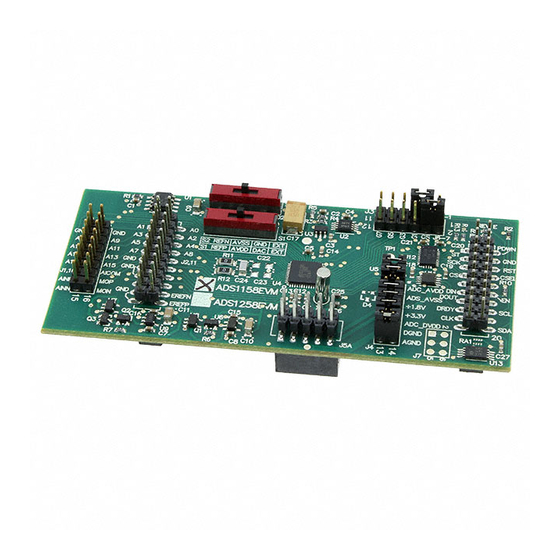 TEXAS INSTRUMENTS ADS1158EVM USER MANUAL Pdf Download | ManualsLib