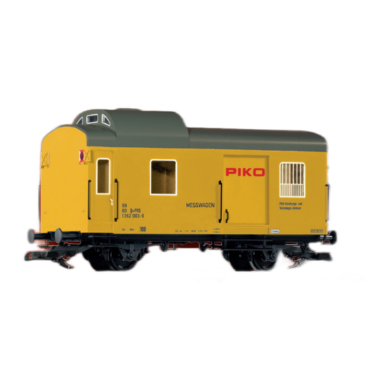 PIKO SMARTMEASURE CAR INSTRUCTION MANUAL Pdf Download | ManualsLib