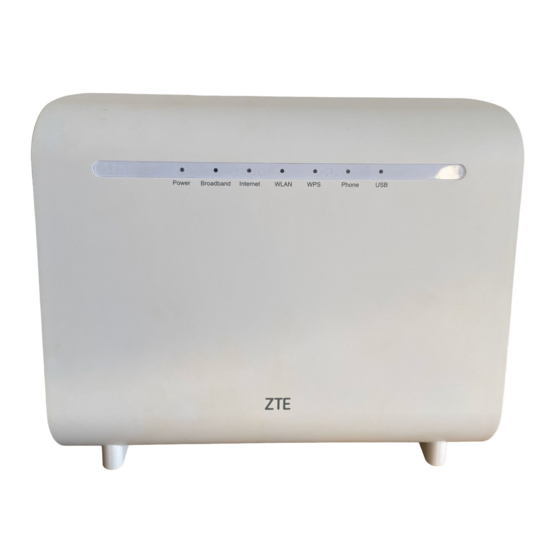 ZTE H268A QUICK START MANUAL Pdf Download | ManualsLib