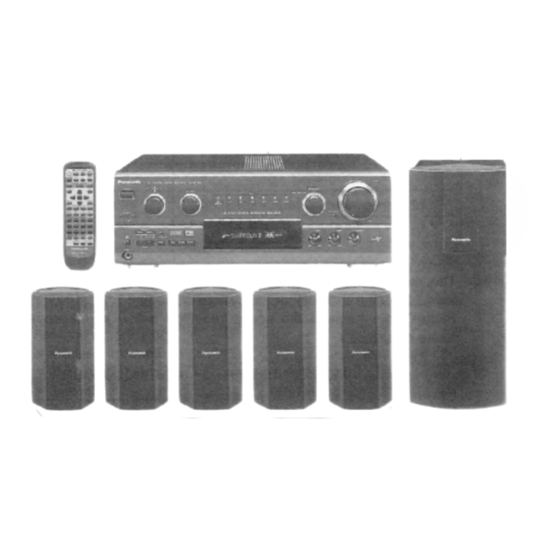 PANASONIC SA-HT280 SERVICE MANUAL Pdf Download | ManualsLib