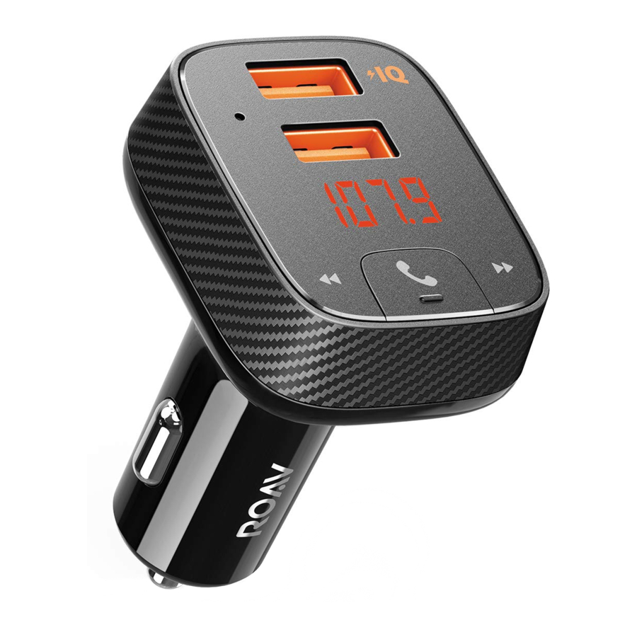 ROAV F2 - Smart Car Charger Manual | ManualsLib