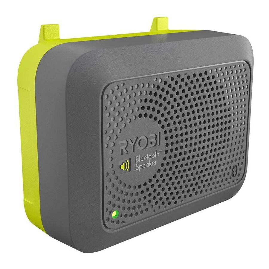 RYOBI GDM120 - Bluetooth Speaker For Ryobi Garage Door Opener Manual ...