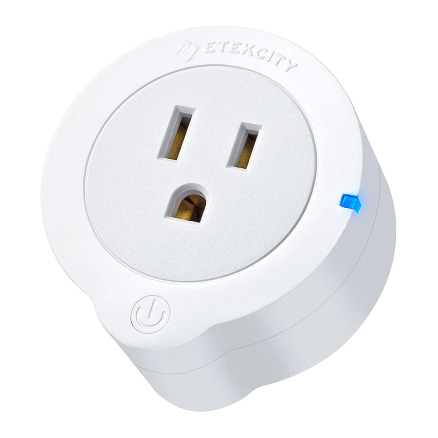 ETEKCITY ESW01-USA - Voltson Smart Wi-Fi Outlet Quick Start Guide ...