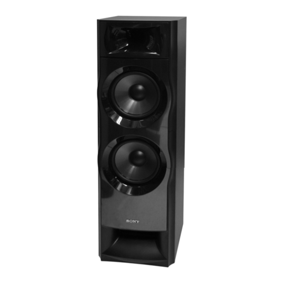 SONY SS-CNP7M SERVICE MANUAL Pdf Download | ManualsLib