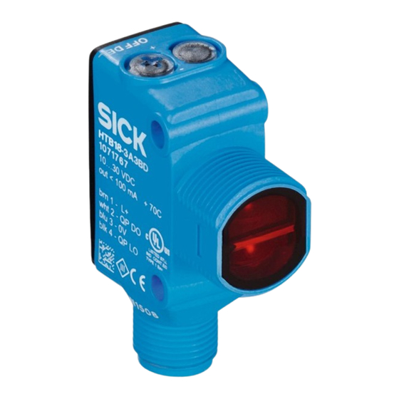 Sick SureSense-HTF18 Manuals | ManualsLib