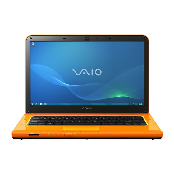 SONY VAIO VPCCA SERIES SERVICE MANUAL Pdf Download | ManualsLib