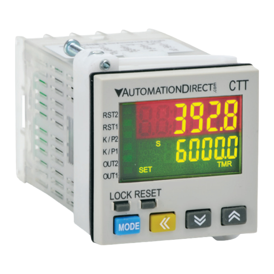 AUTOMATION DIRECT CTT-1C-A120 MANUAL Pdf Download | ManualsLib