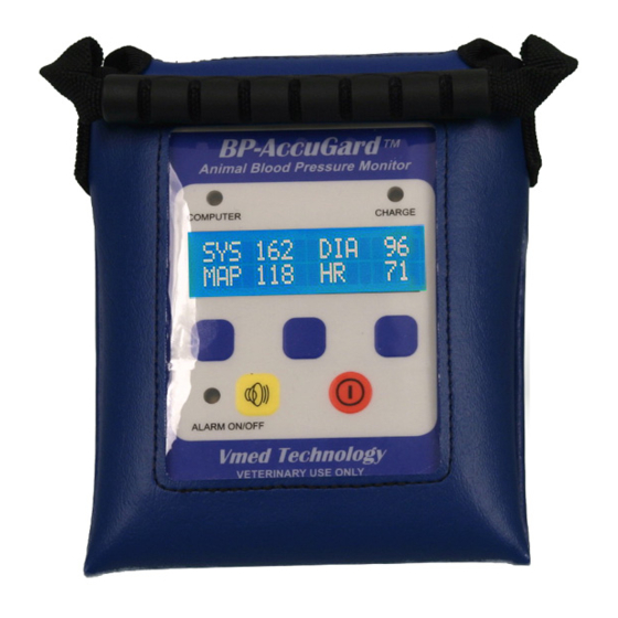 User Manuals: Vmed technology BP-AccuGard Monitor