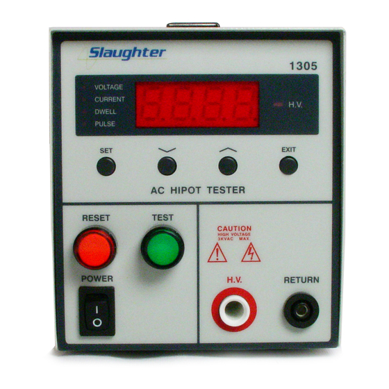 SLAUGHTER 2503 OPERATION AND SERVICE MANUAL Pdf Download | ManualsLib