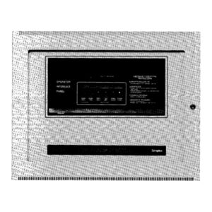 SIMPLEX 4020 INSTALLATION AND CONFIGURATION PROCEDURES Pdf Download ...